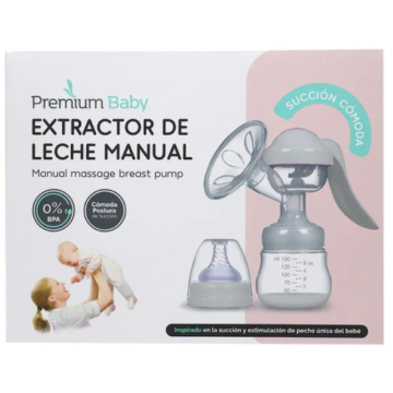 EXTRACTOR DE LECHE MANUAL PREMIUM BABY - Shopping del niño